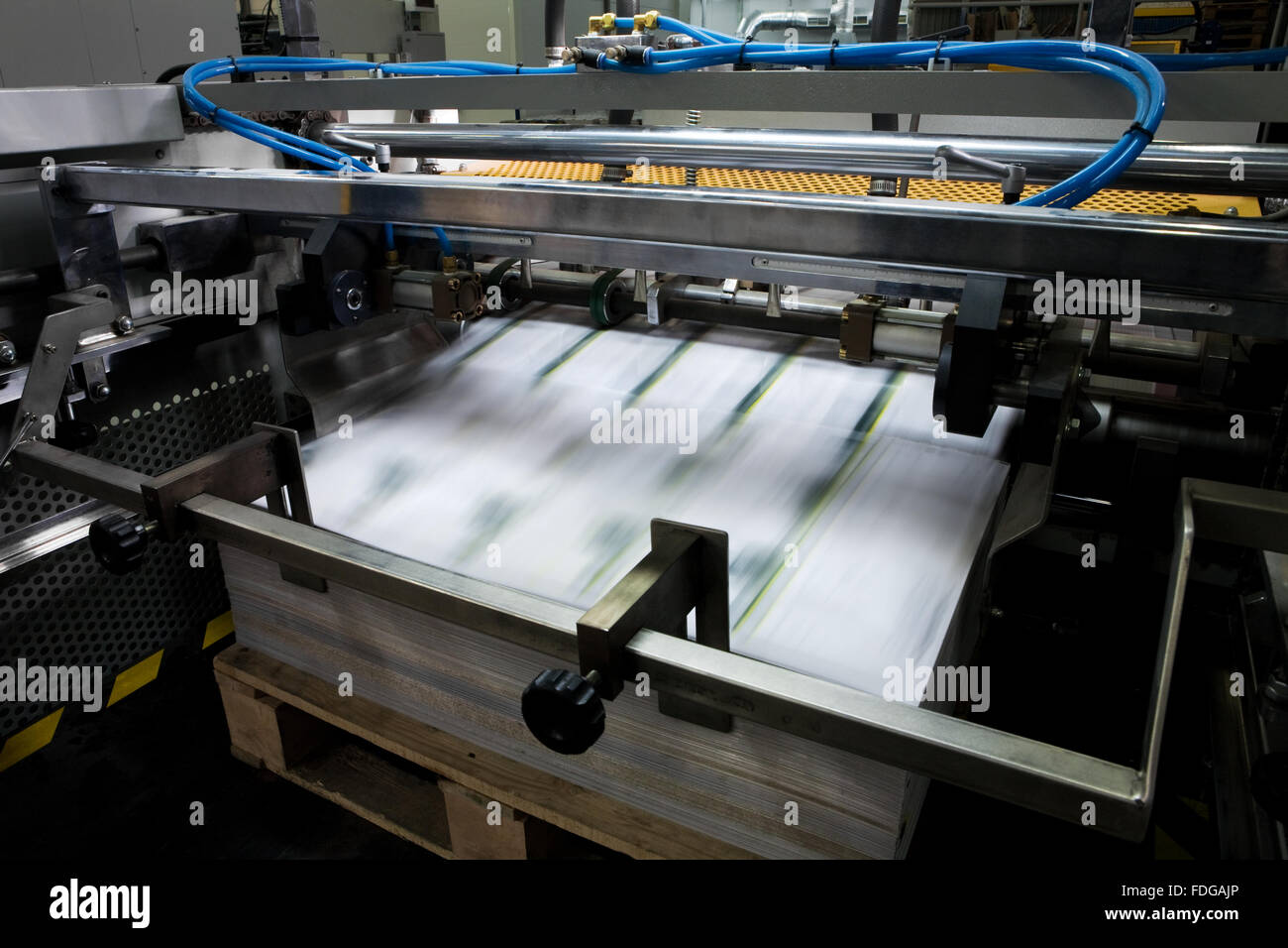 Polygraphic process in a modern printing house Stock Photo - Alamy