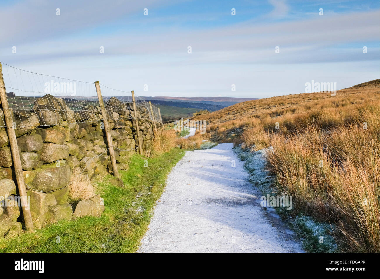 Bronte walk and haworth winter hi-res stock photography and images - Alamy