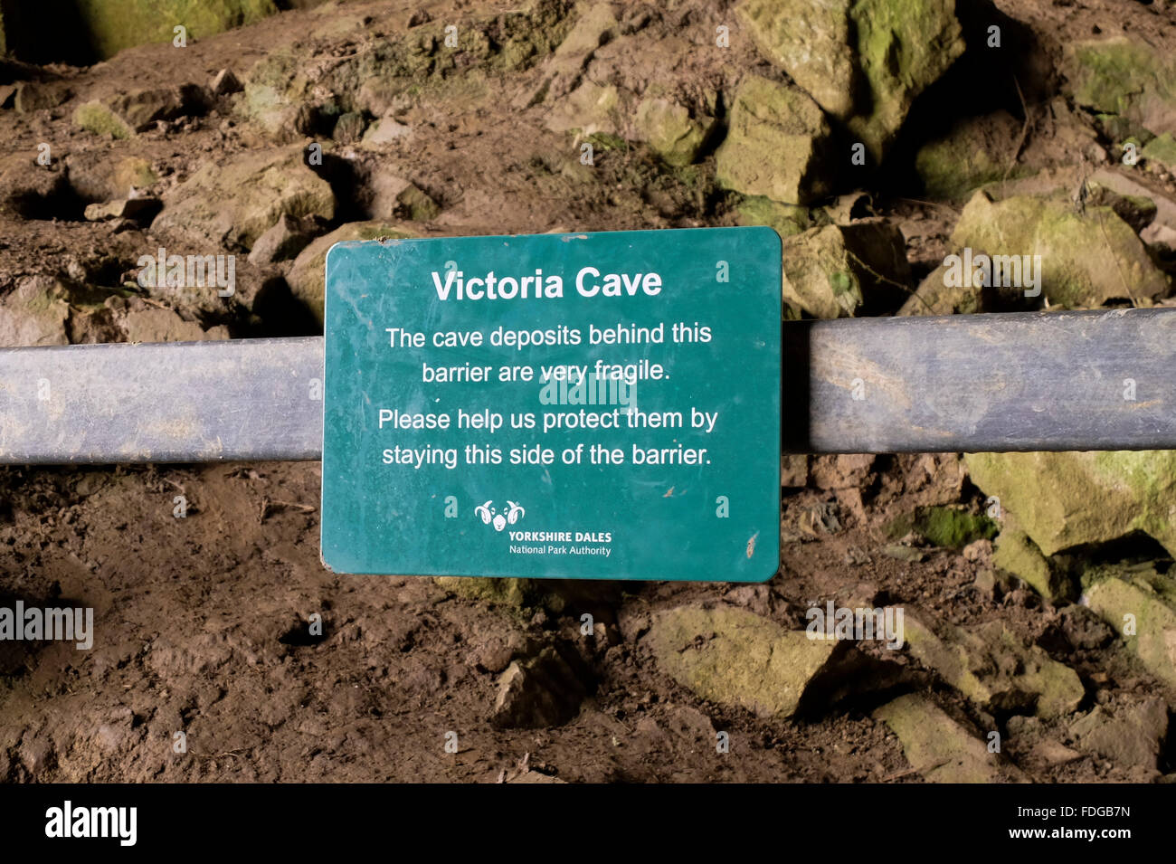 Victoria Cave, Attermire Scar, near Settle, Yorkshire Dales, England ...