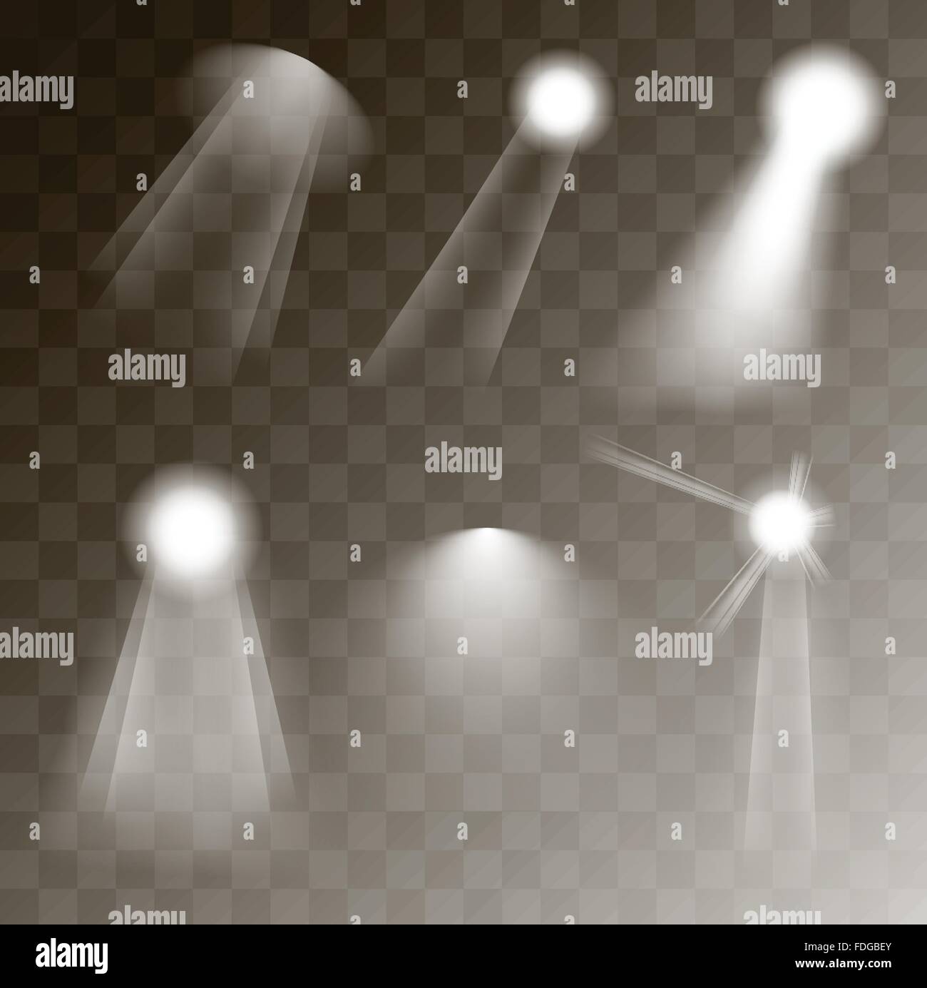 spotlight on transparent background Stock Vector Image & Art - Alamy
