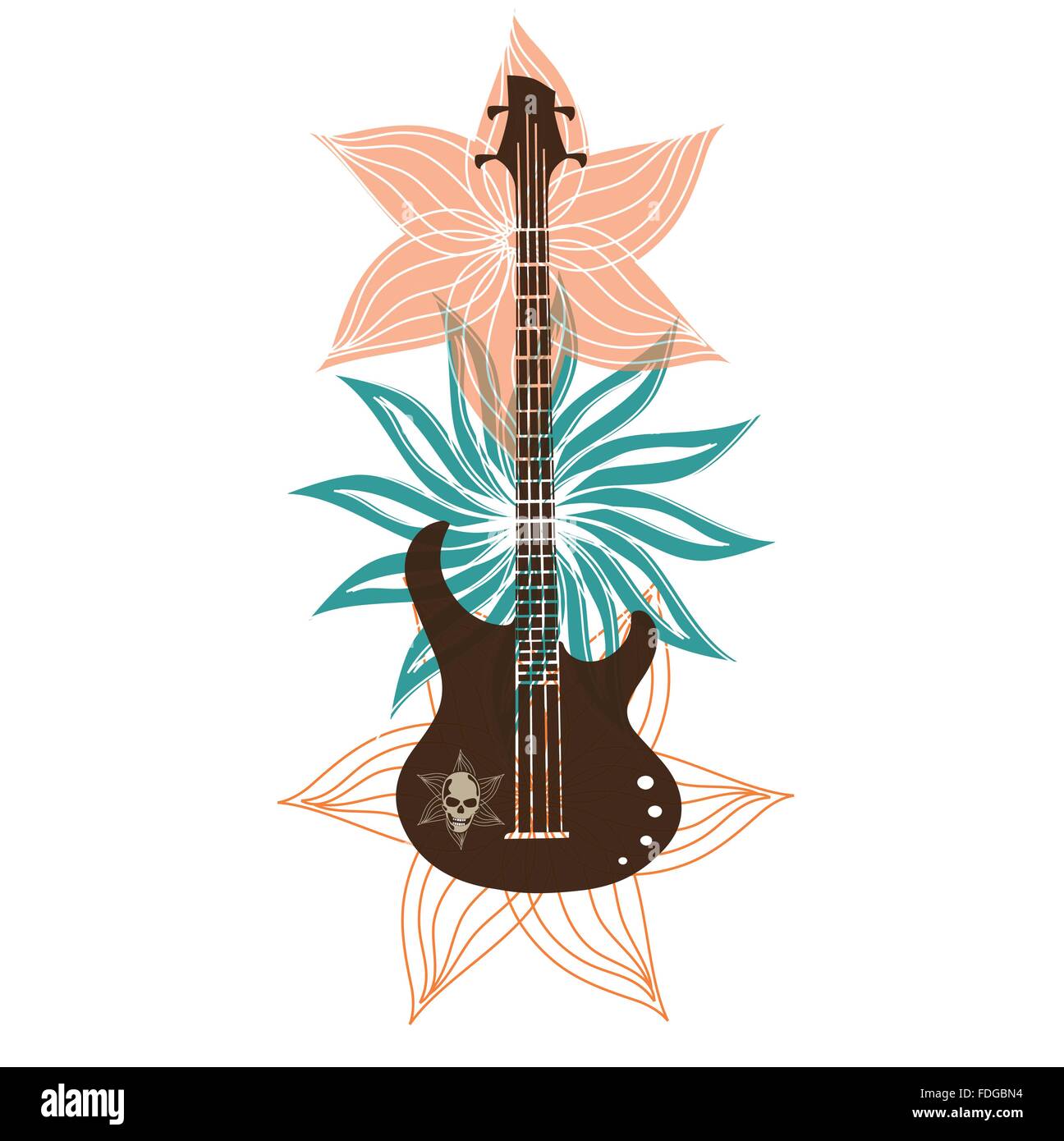 Abstract with bass on a light background Stock Vector Image & Art - Alamy