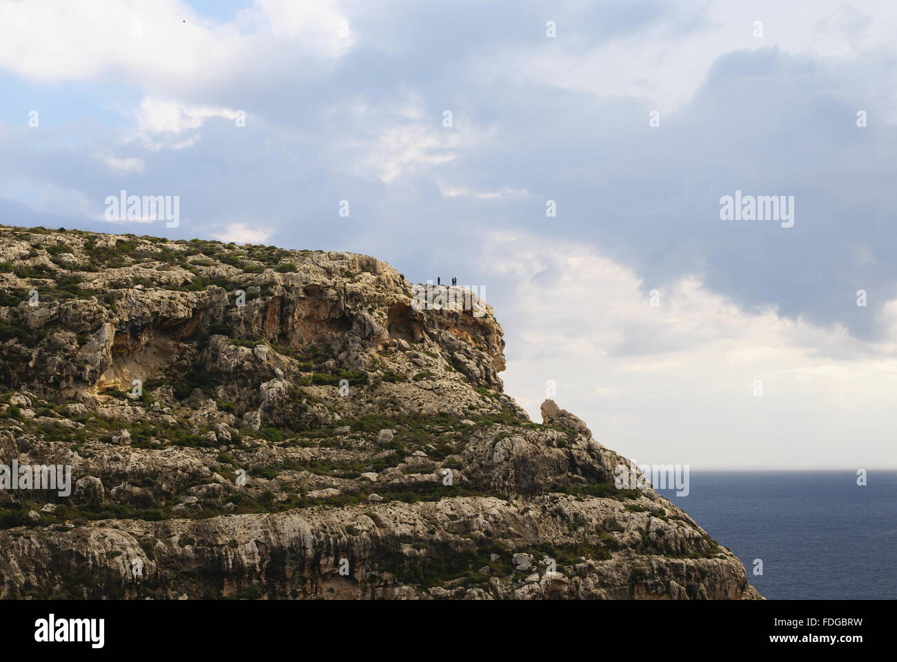 Maltese coast at the Mediterranean sea Stock Photo - Alamy