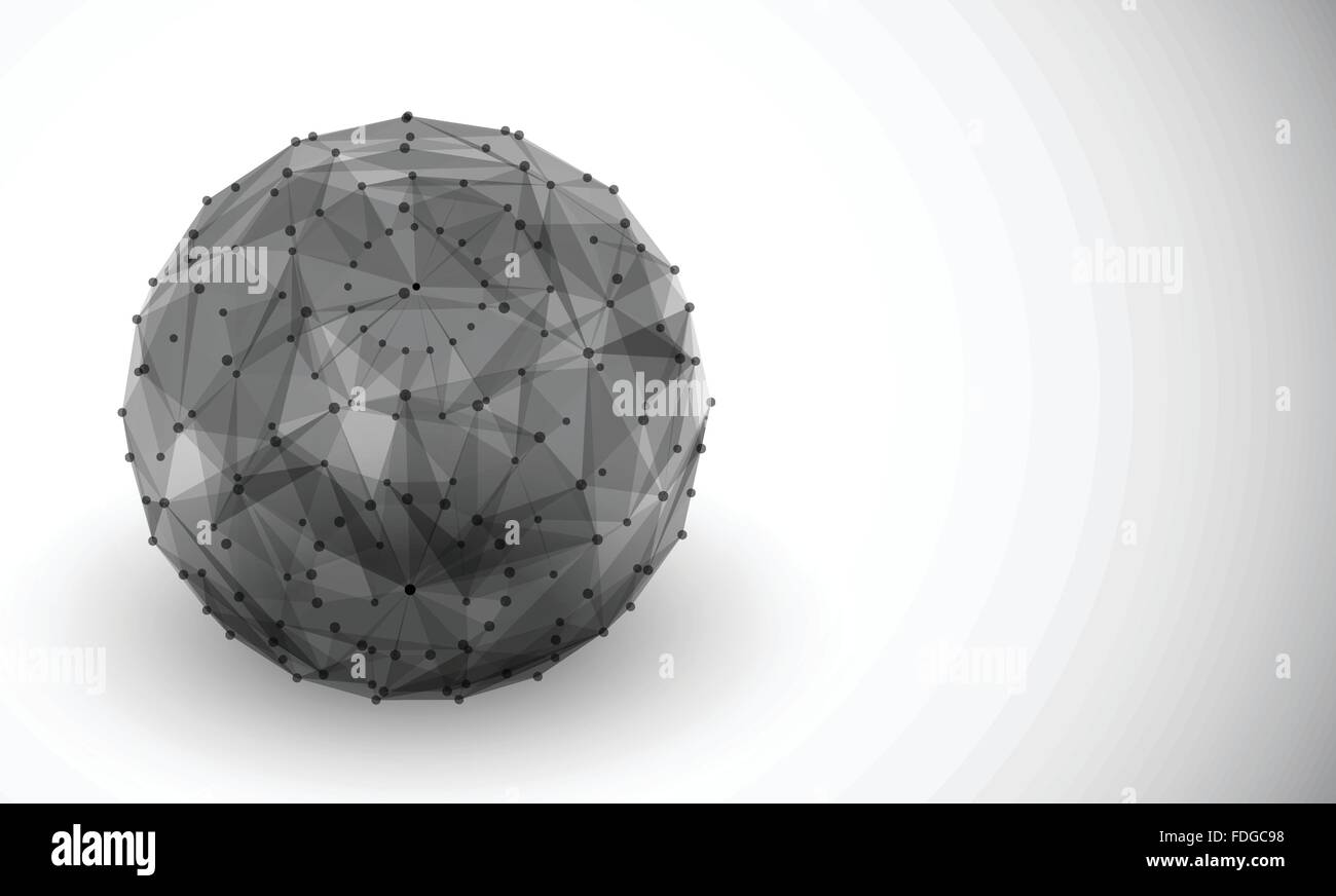 Low poly sphere Stock Vector Image & Art - Alamy