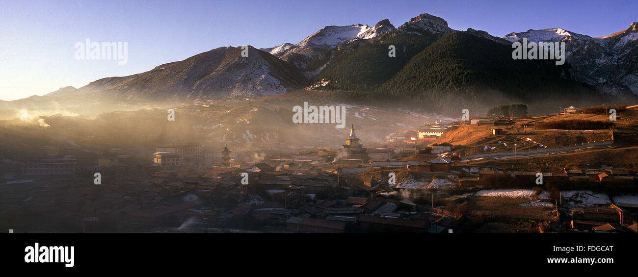 Labrang temple temple in gansu province hi-res stock photography and ...