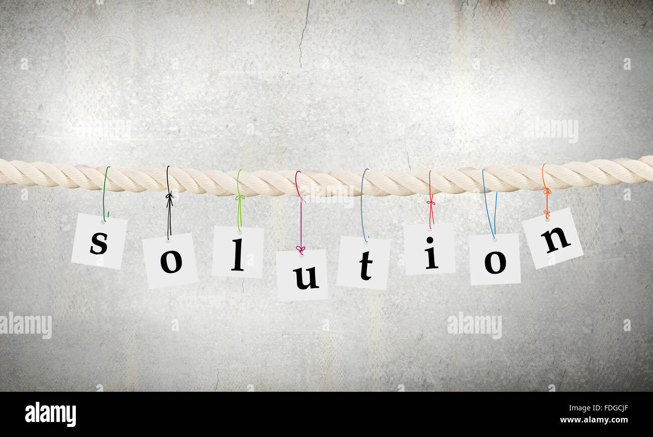 Close up of businessman hands walking with fingers on rope as ...