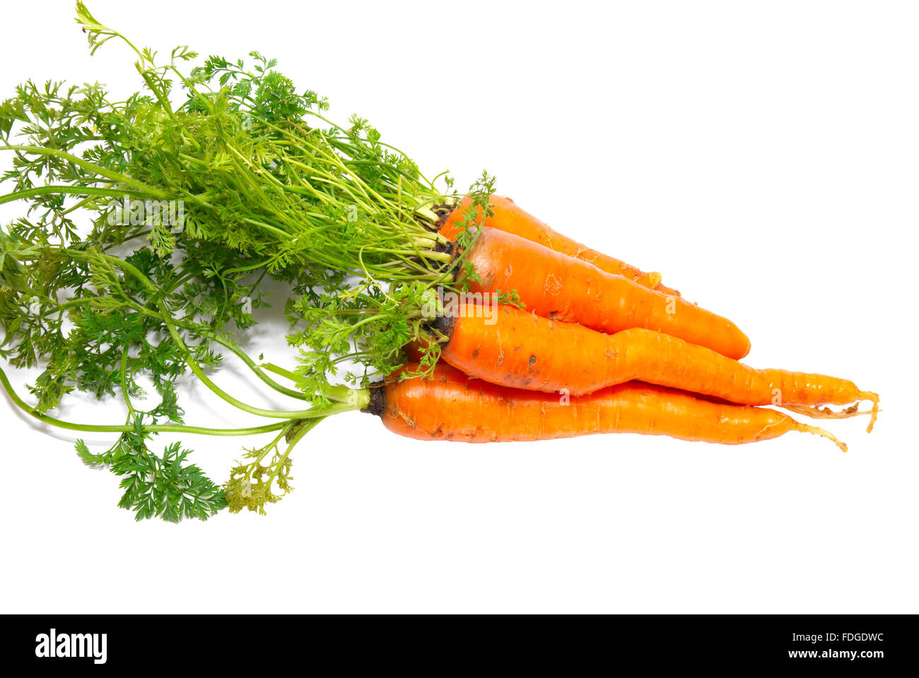 Carrots isolated on white Stock Photo - Alamy