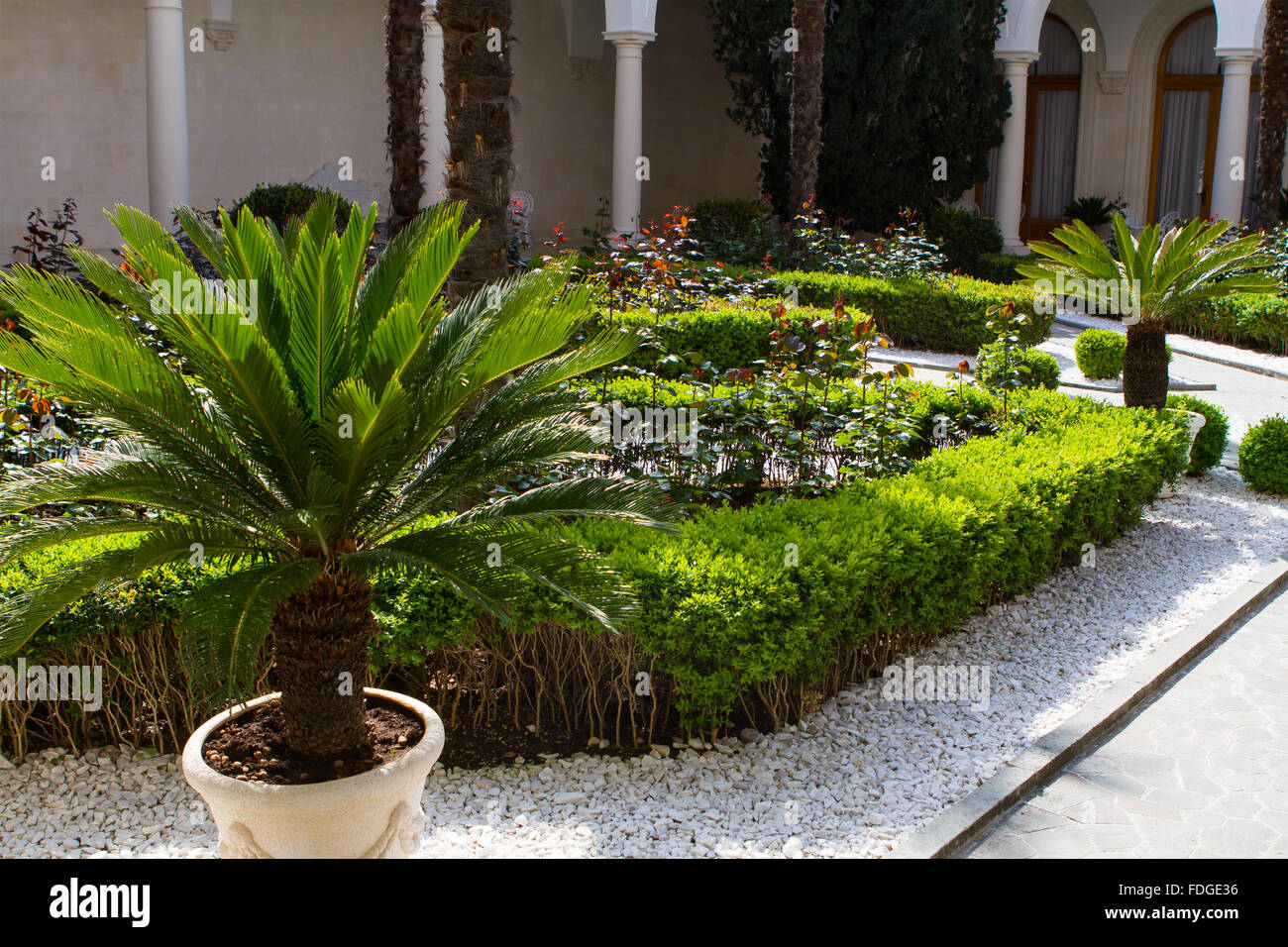 Livadia palace, Crimea, Russia. Location of the historic Yalta Stock ...