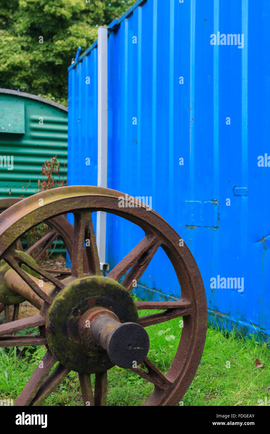 Railway goods carriage hi-res stock photography and images - Alamy