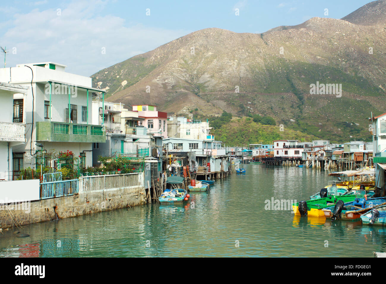 Stilt houses in Tai O fishing village in Hong Kong Stock Photo - Alamy