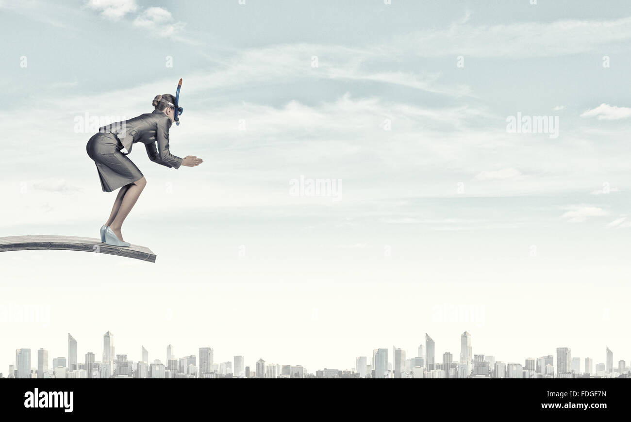 Springboard dive suit hi-res stock photography and images - Alamy