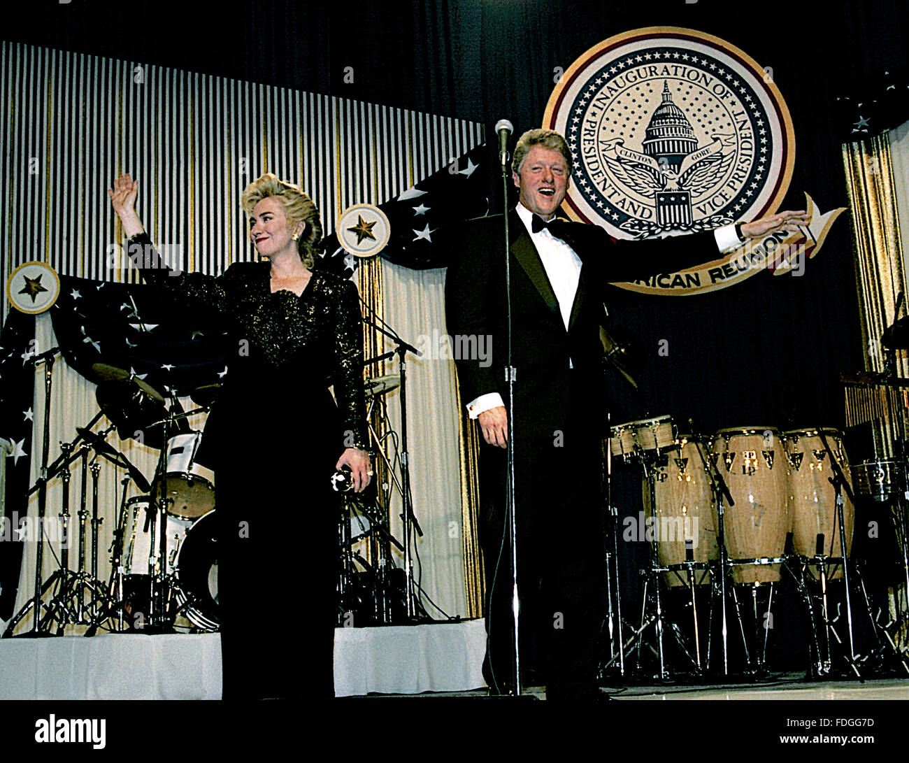 Washington, DC., USA, 20th January, 1993 President William Clinton and ...
