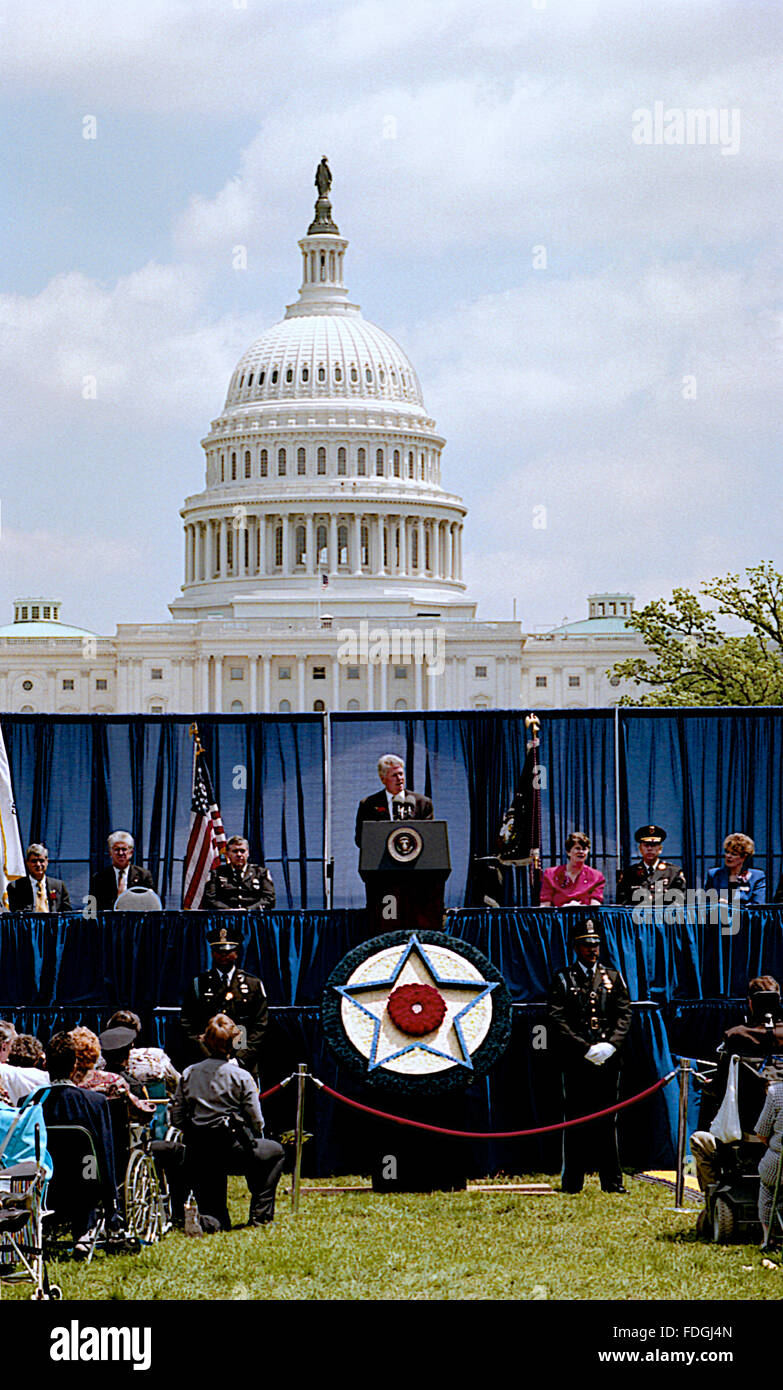 Washington, DC., USA, 15th May, 1995 President William Clinton attends ...