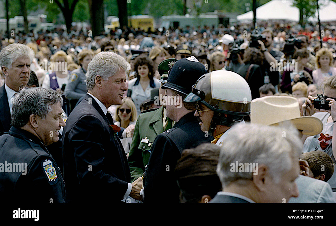 Washington, DC., USA, 15th May, 1995 President William Clinton attends ...