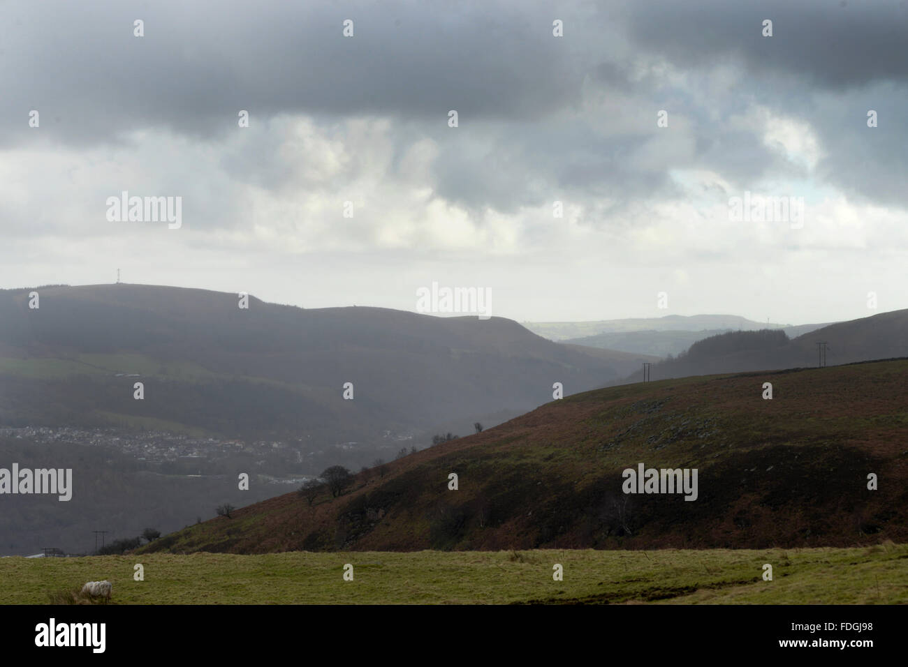 Generic file stock picture of the Cynon Valley Wales UK Stock Photo - Alamy