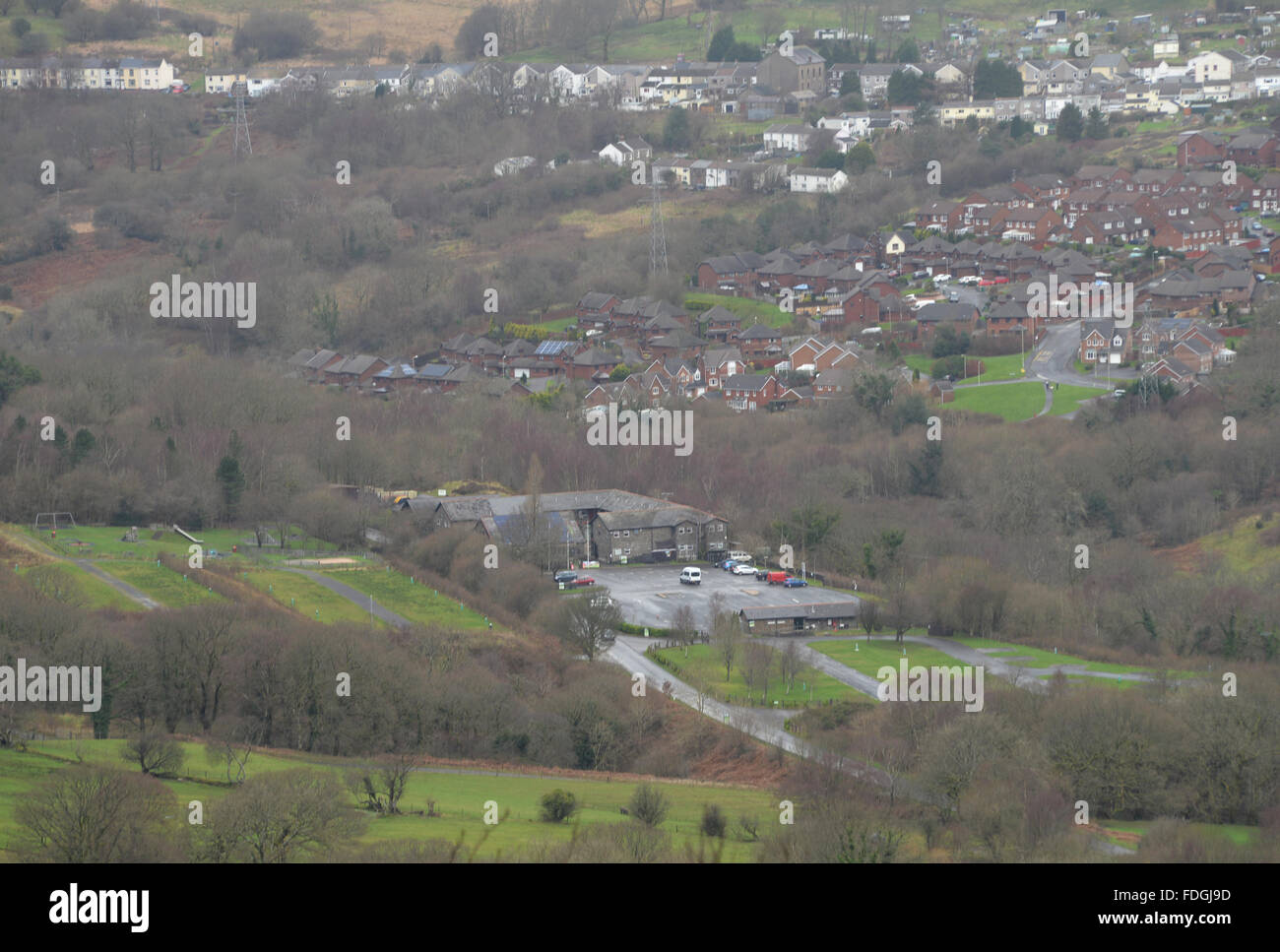 Generic file stock picture of the town of Aberdare in the Cynon Valley ...