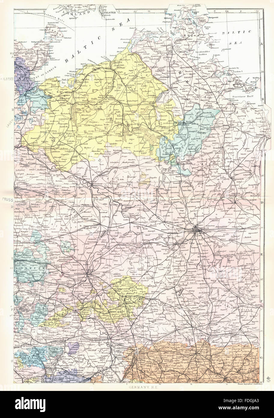 Map of berlin 1895 hi-res stock photography and images - Alamy