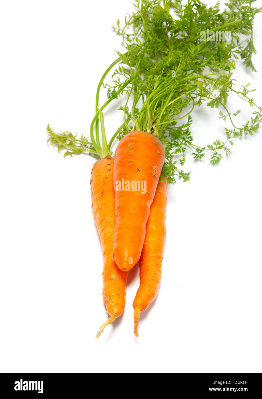 Carrots isolated on white Stock Photo - Alamy