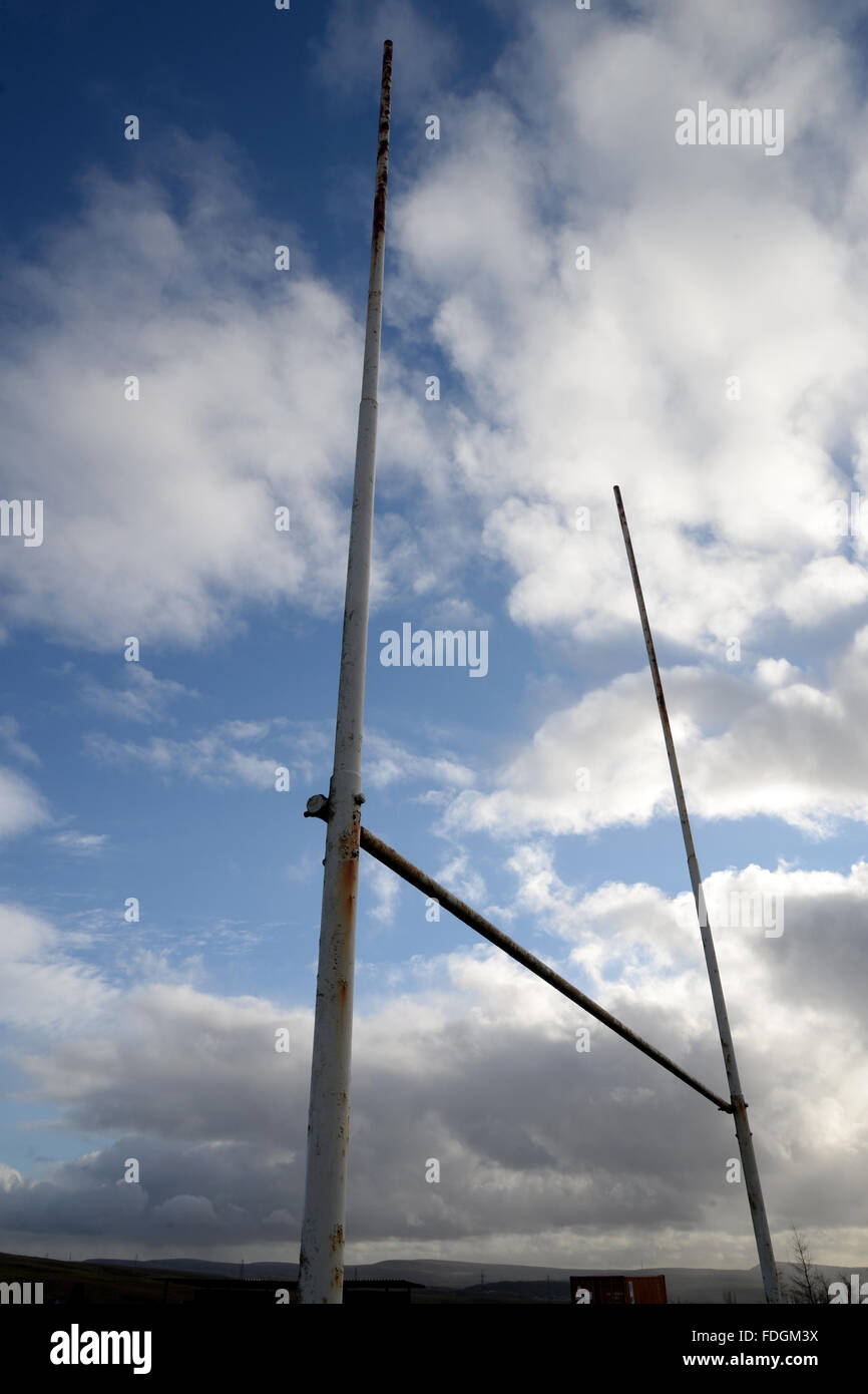 Generil file stock picture Trefil rugby pitch in village of Trefil ...