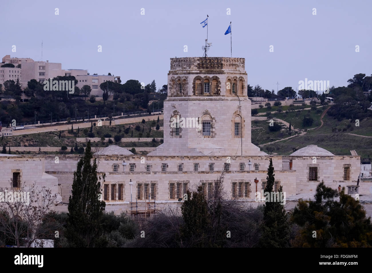 View of the Rockefeller Museum, formerly the Palestine Archaeological ...
