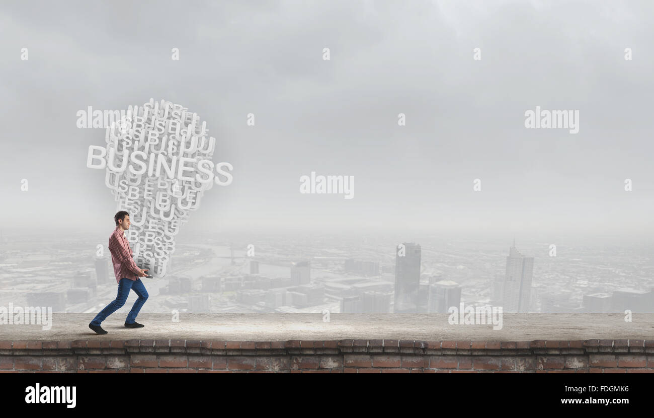 Successful think big young hi-res stock photography and images - Alamy
