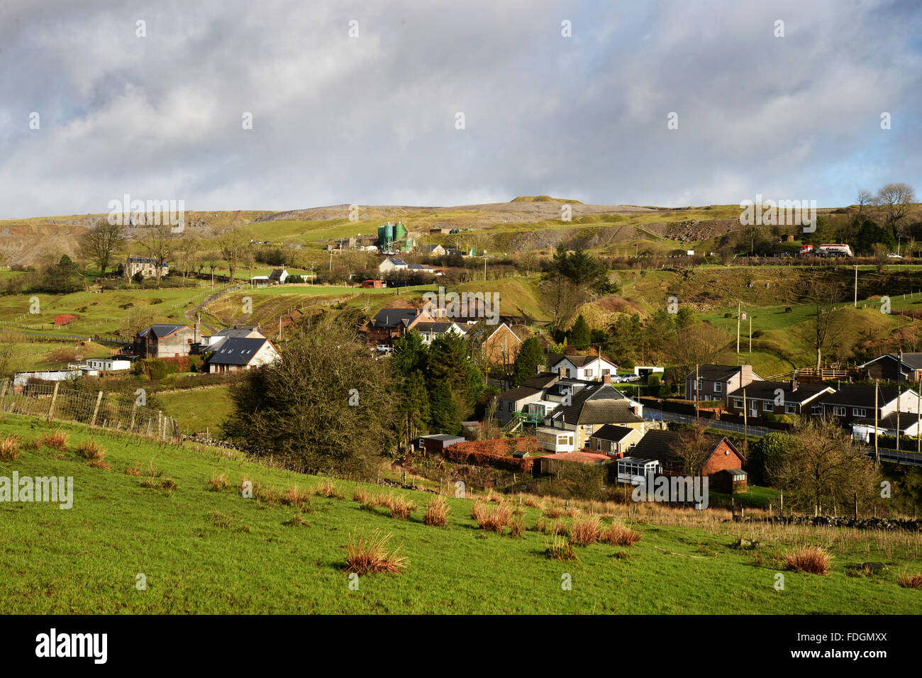Generic file stock picture of the quarry village of Trefil, South Wales ...