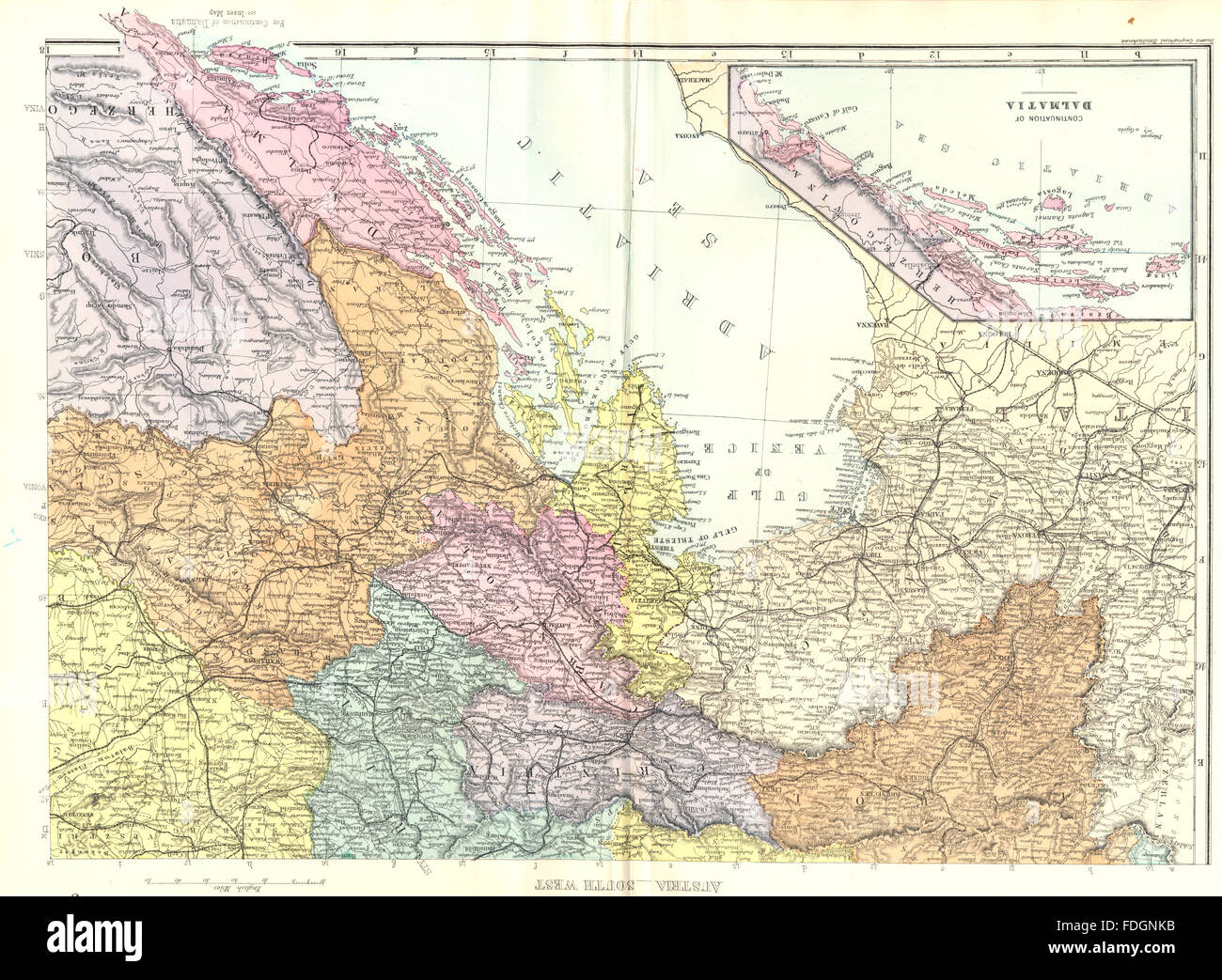 Italy Croatia Map High Resolution Stock Photography and Images - Alamy