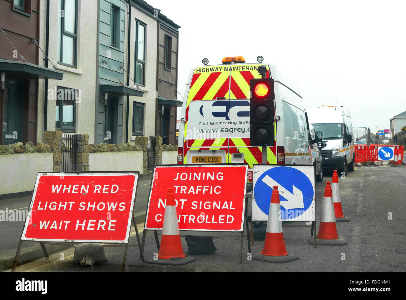 Roadworks High Resolution Stock Photography and Images - Alamy