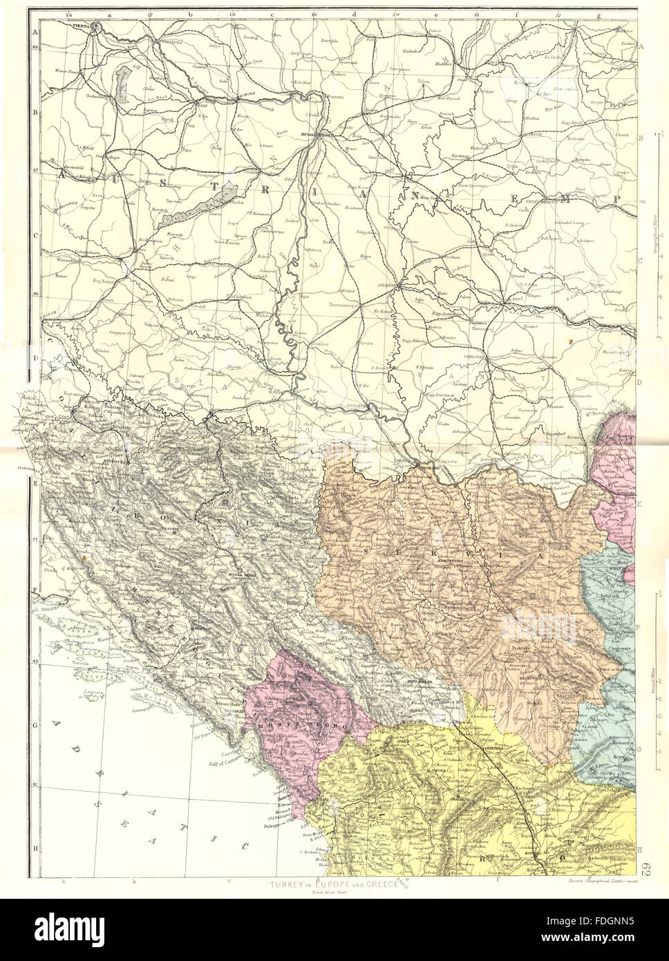 Bosnia herzegovina map hi-res stock photography and images - Alamy