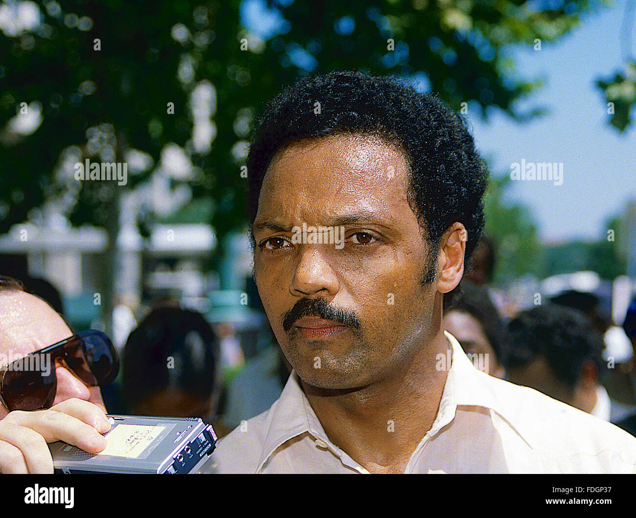 Washington, DC., USA, 1995 Rev. Jesse Jackson portrait. Jesse Louis ...