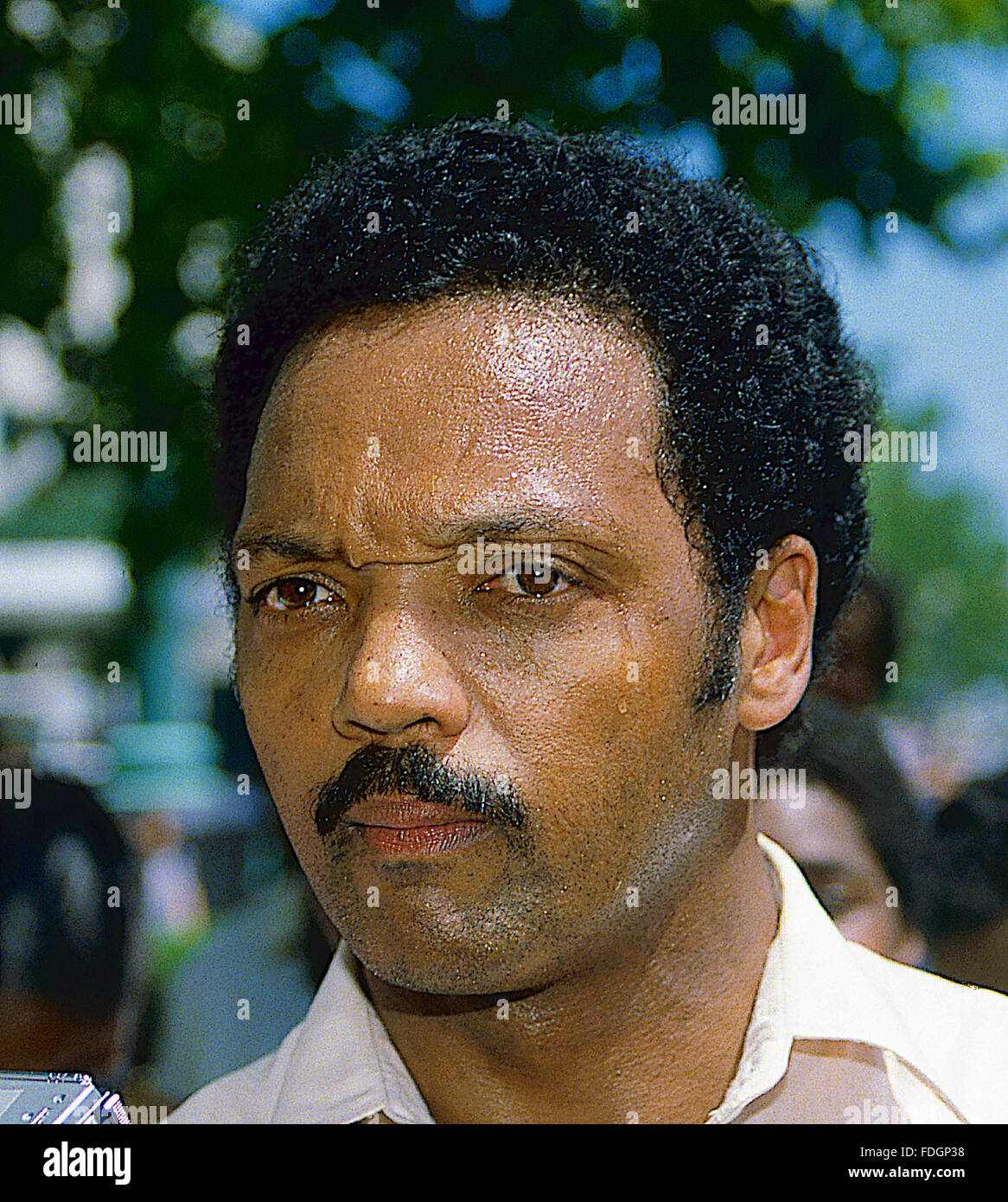 Washington, DC., USA, 1995 Reverend Jesse Jackson portrait. Jesse Louis ...