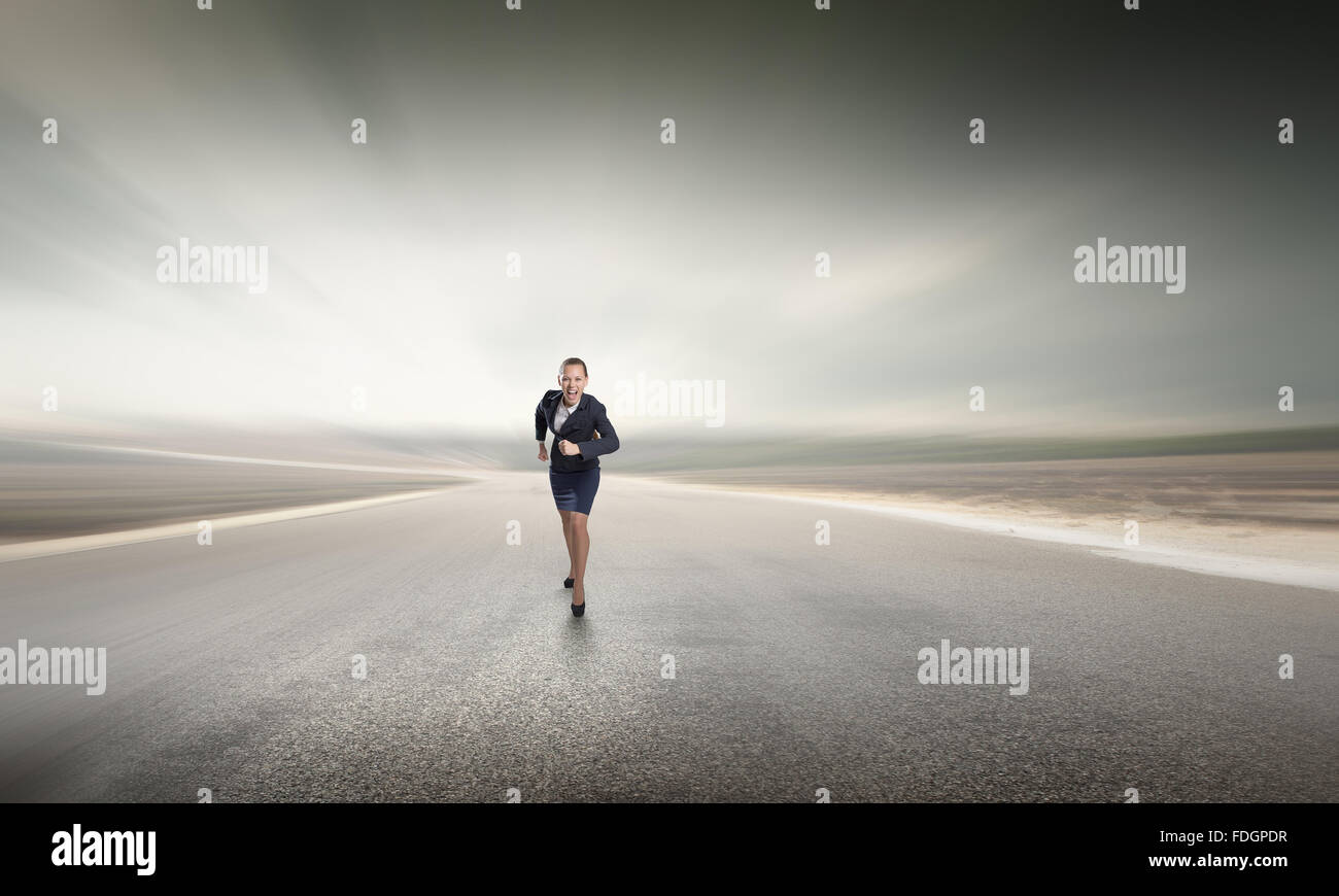 Young determined businesswoman competitor hi-res stock photography and ...