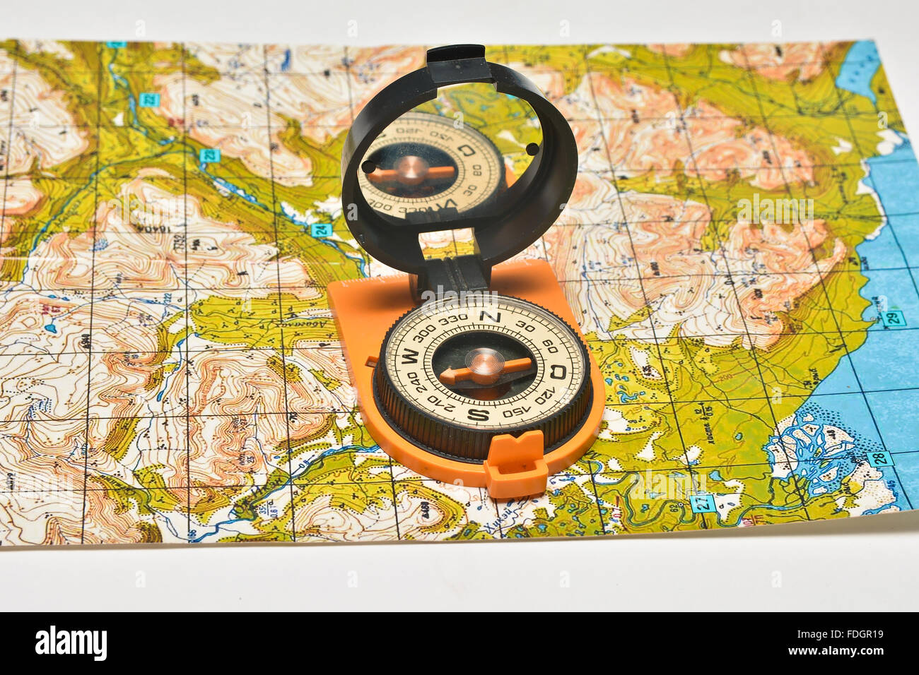 Topographical map hi-res stock photography and images - Alamy