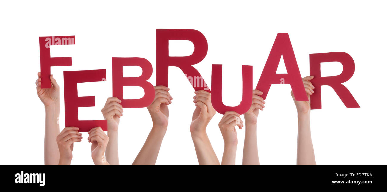 February word hi-res stock photography and images - Alamy