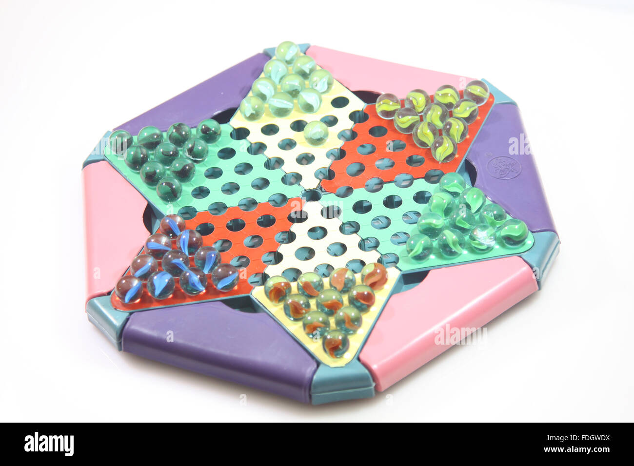Chinese checkers game Stock Photo - Alamy