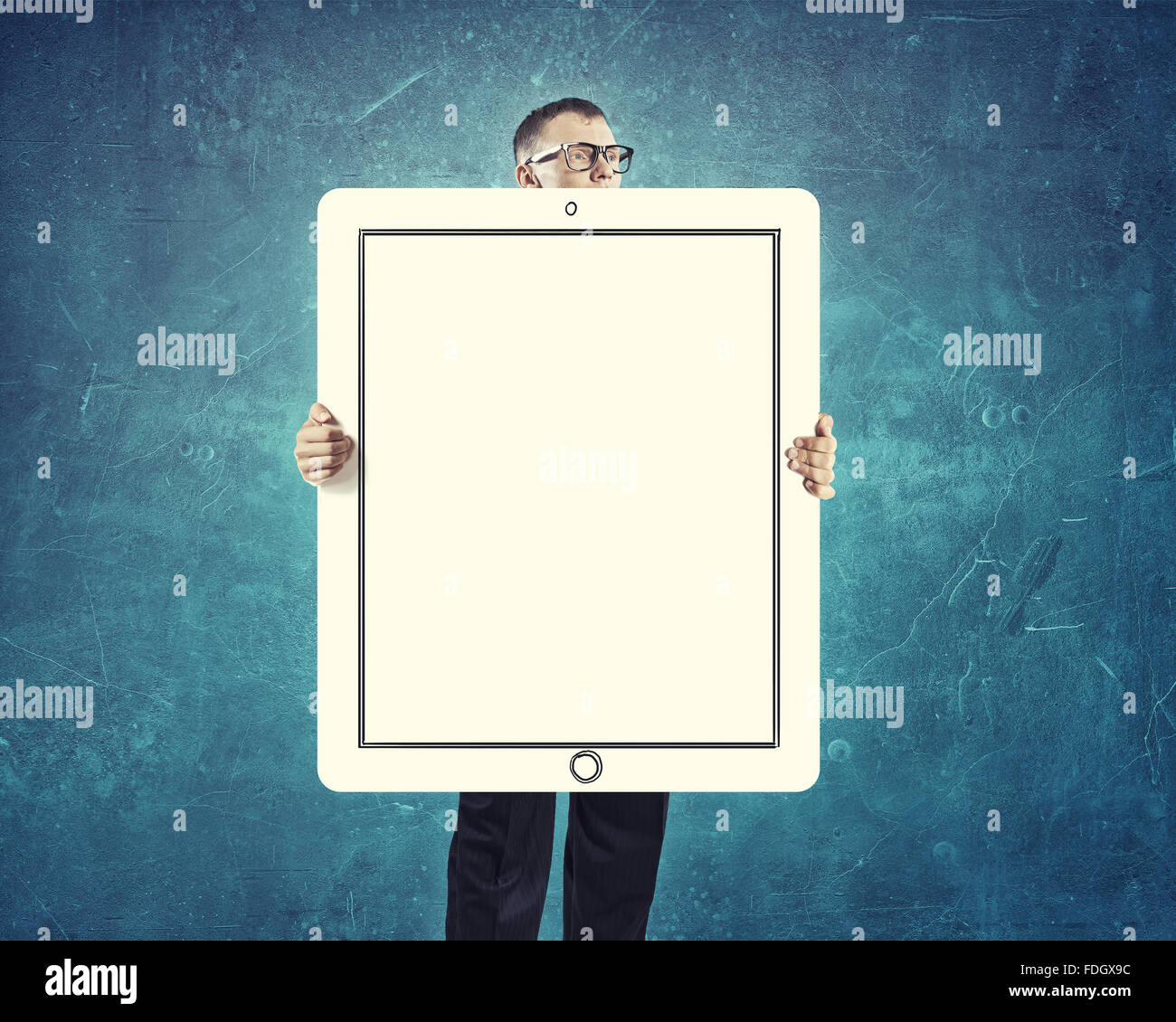 Tablet banner hi-res stock photography and images - Alamy