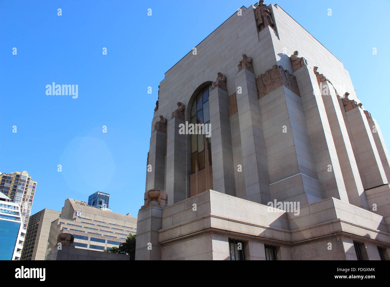 ANZAC war memorial in Sydney Stock Photo - Alamy