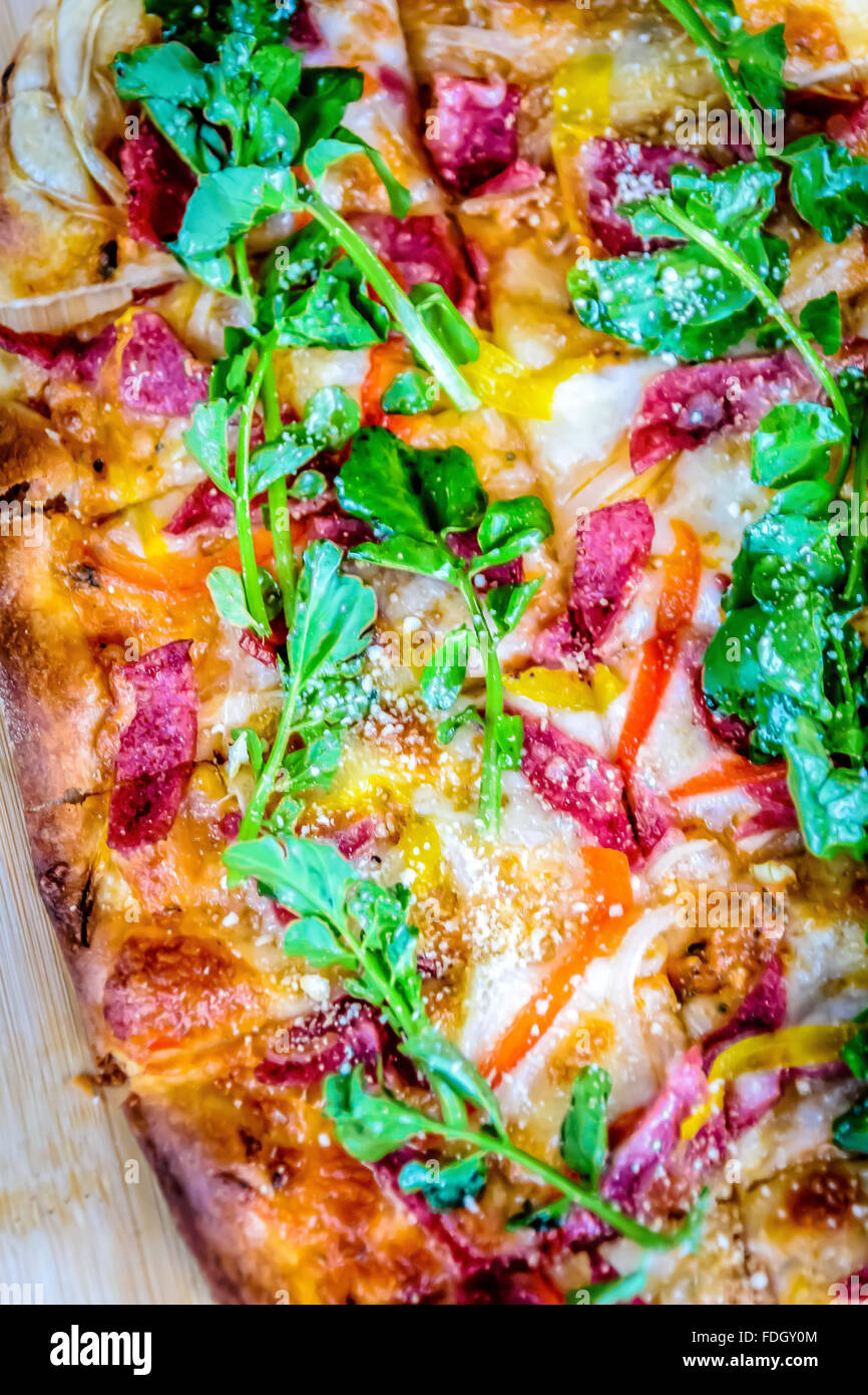 Tarte Flambe Beef Stock Photo - Alamy