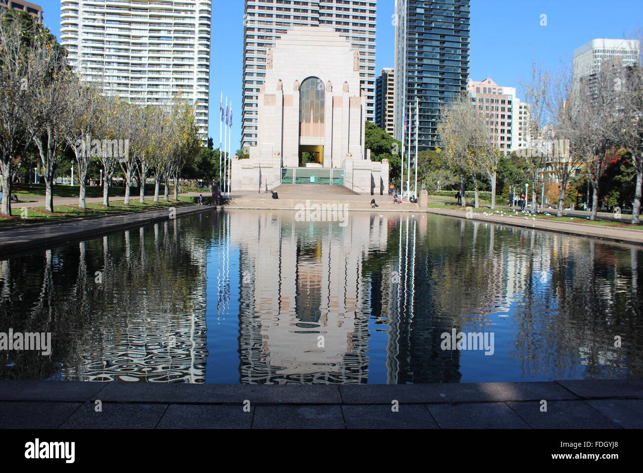 ANZAC war memorial in Sydney Stock Photo - Alamy