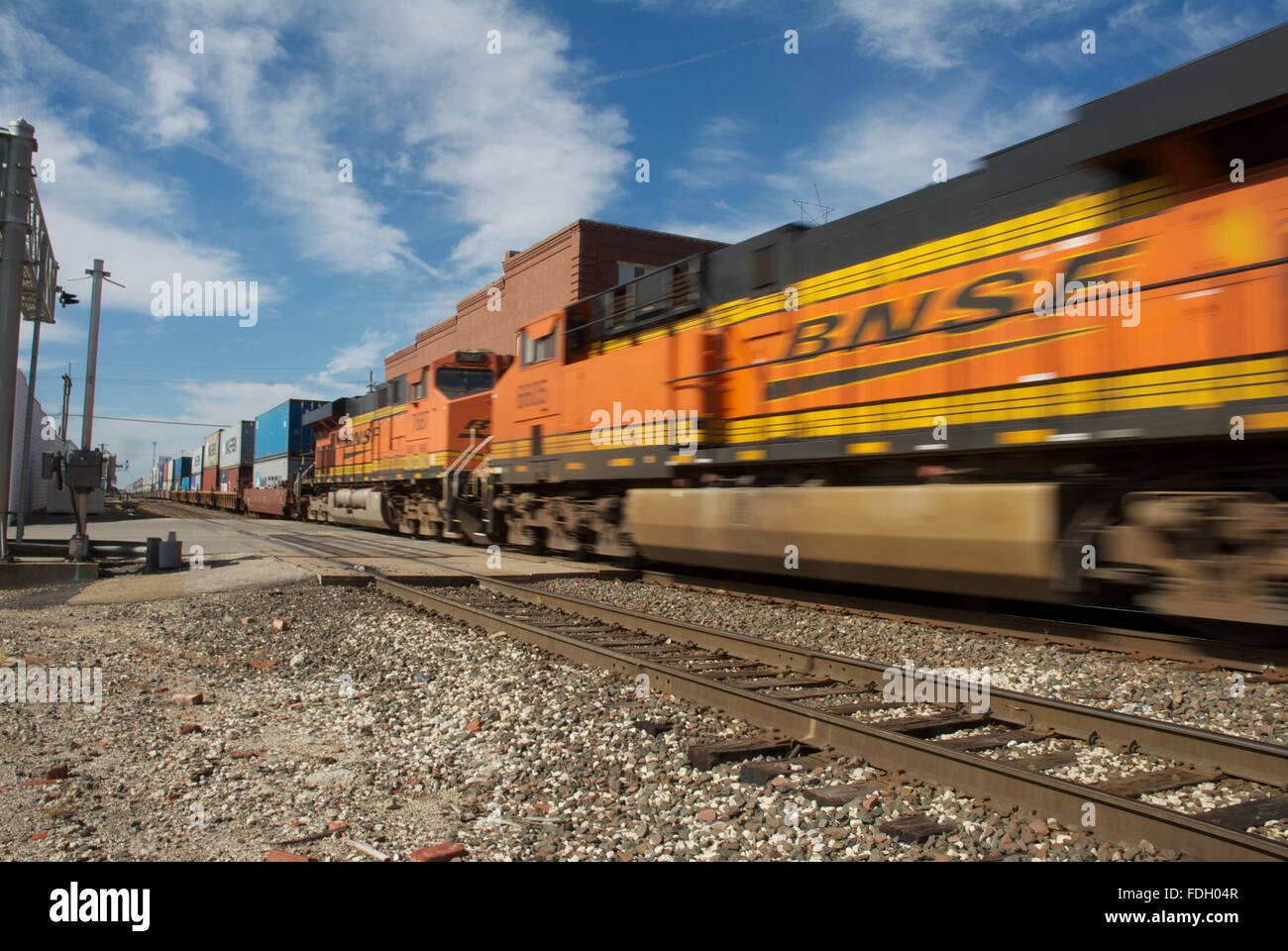 Bnsf oil train hi-res stock photography and images - Alamy