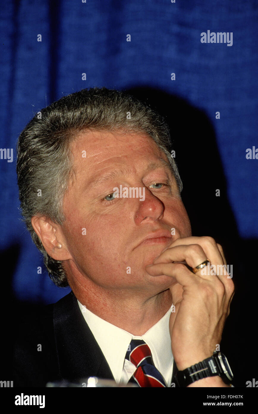 Washington, DC., USA, 1993 President William Clinton Portraits Credit ...