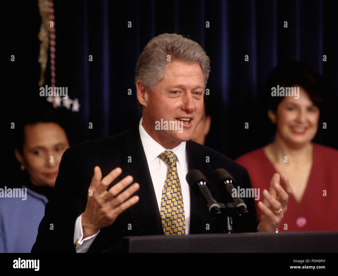 Washington, DC., USA 20th December, 1996 President William Clinton ...