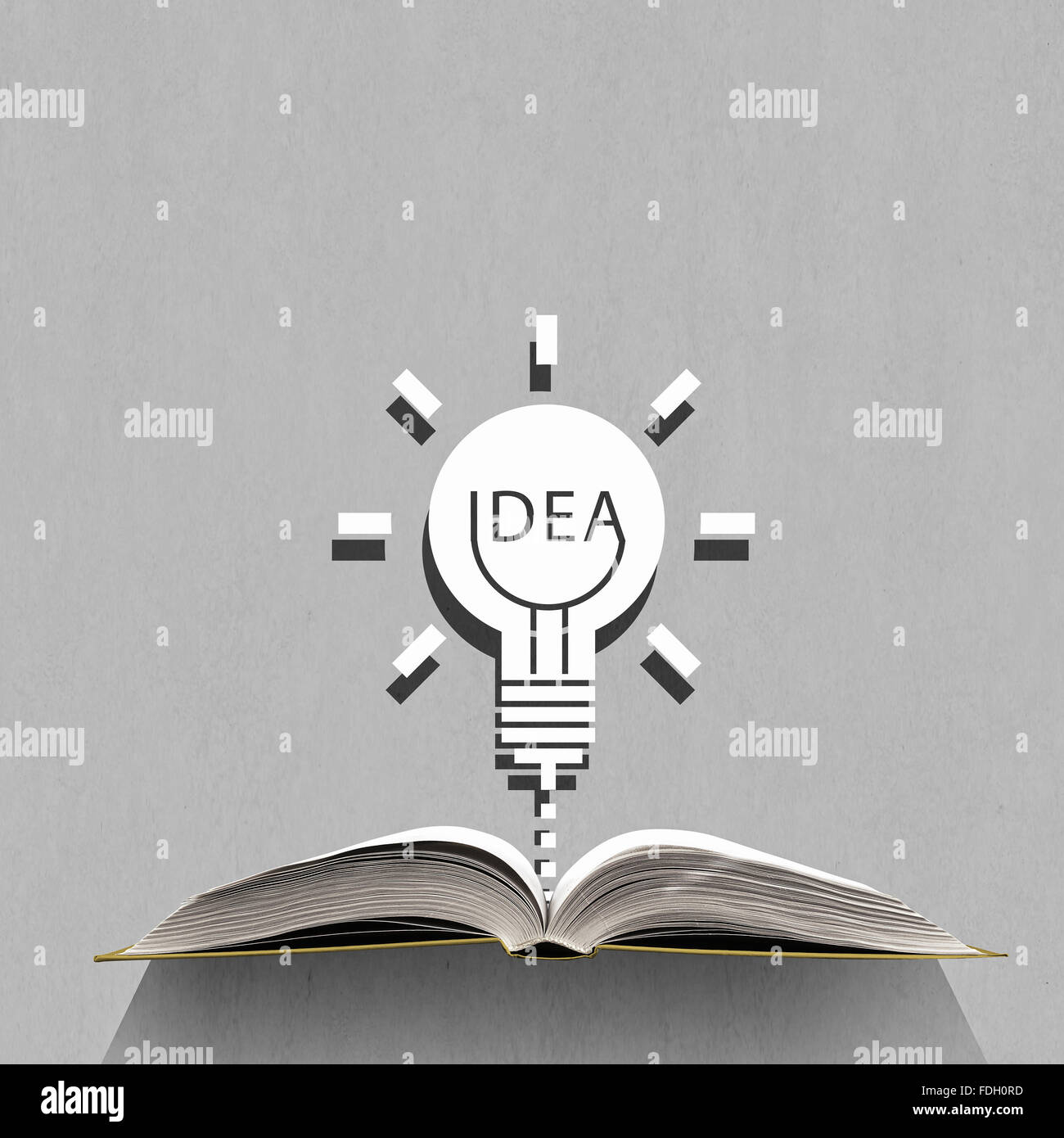 Book lightbulb sign hi-res stock photography and images - Alamy