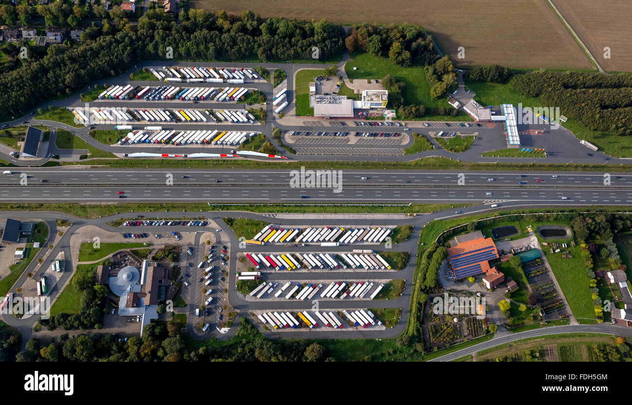 Motorway restaurant rhynern, truck parking, driving times, herringbone ...