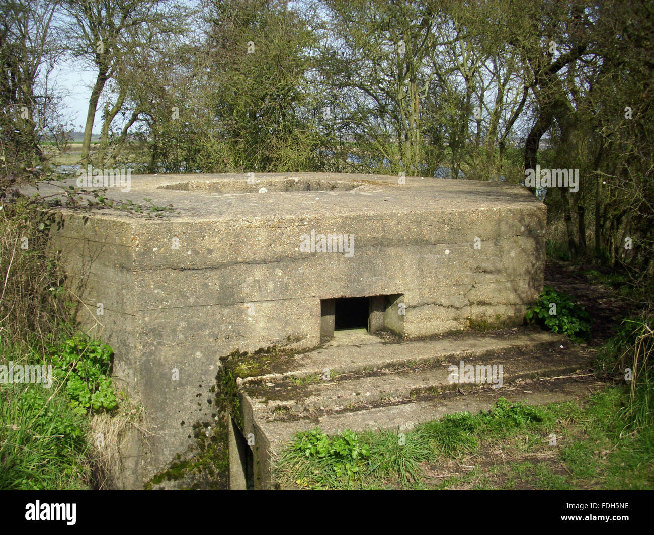 World War Two pillbox Stock Photo - Alamy