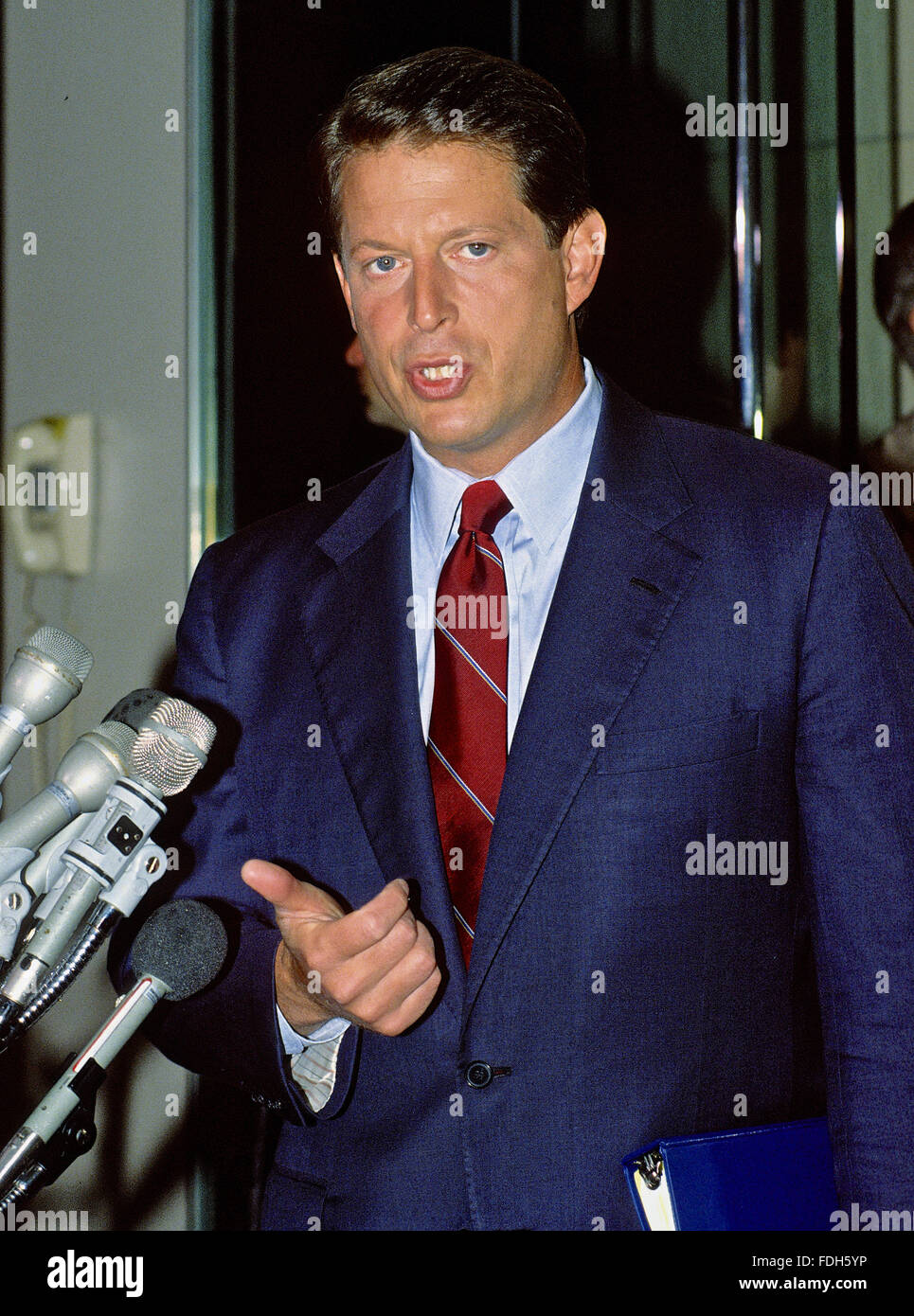 Washington, DC., USA, 1992 Vice-President Albert Gore Jr. Credit: Mark ...
