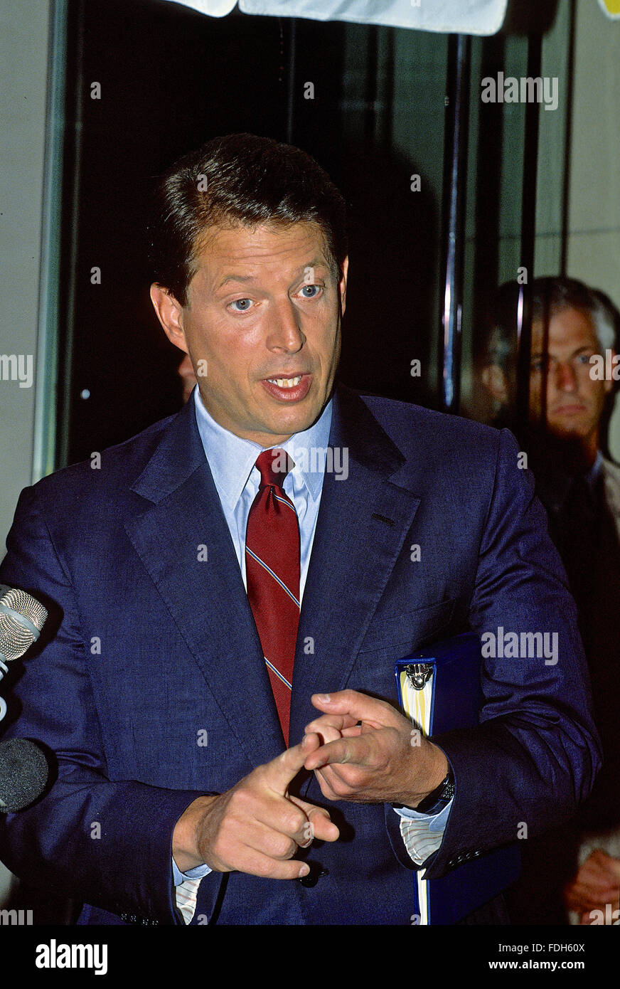Washington, DC., USA, 1992 Vice-President Albert Gore Jr. Credit: Mark ...