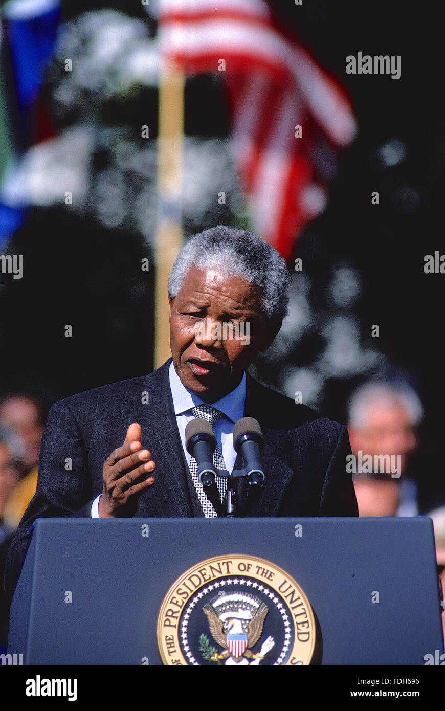 Nelson Mandela As President In 1994