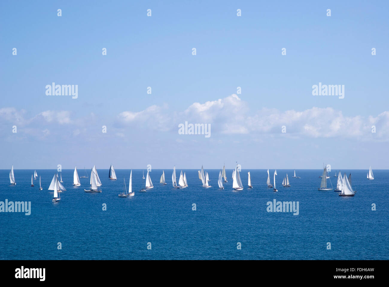 Classic yacht regatta Stock Photo - Alamy