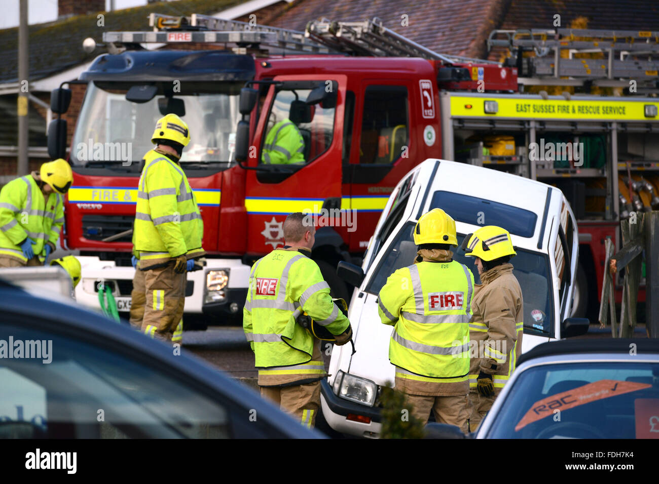 UK fire service at incidents Stock Photo - Alamy