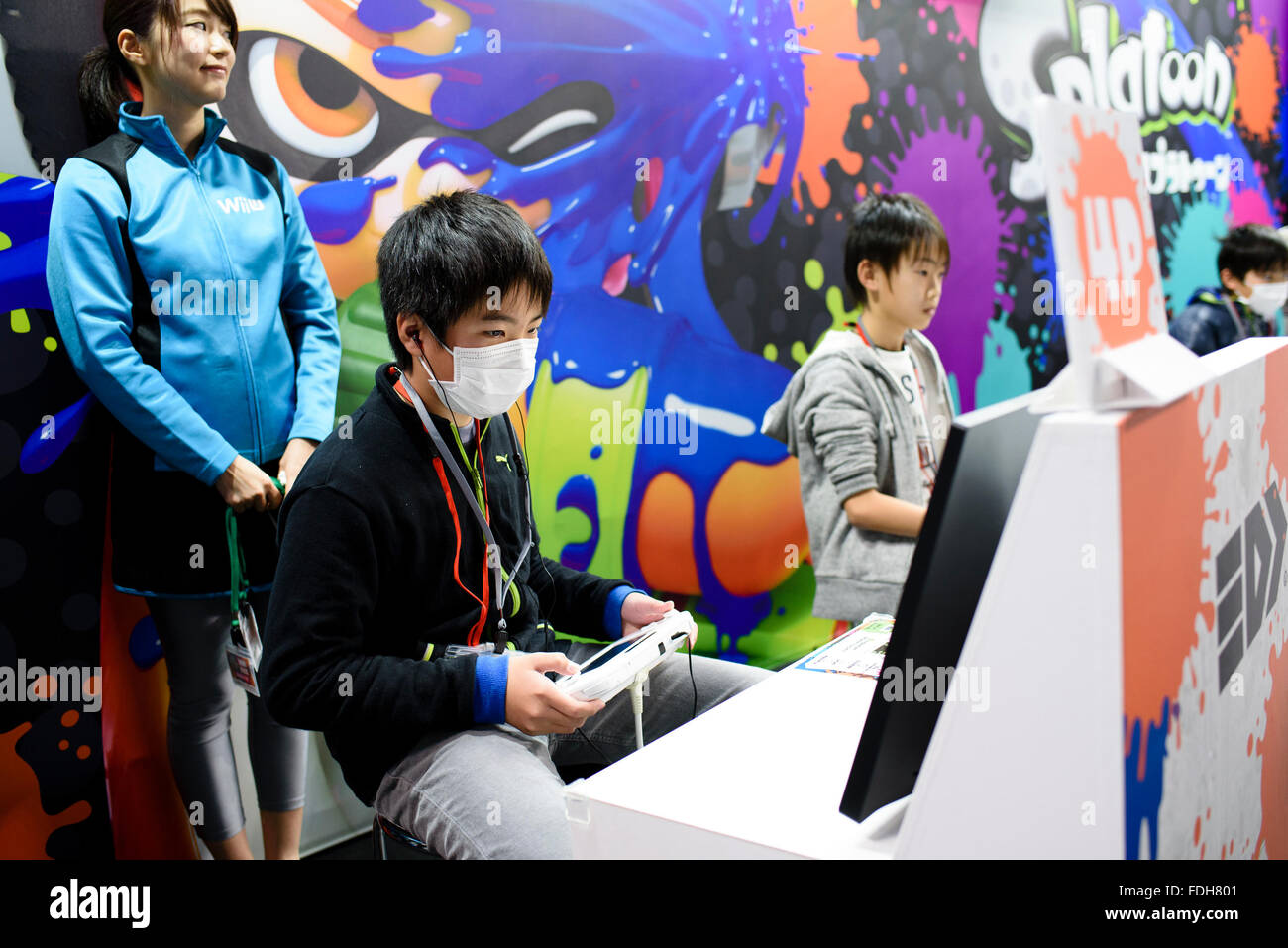 JANUARY 31, 2016 - Children play games at the Next Generation World ...